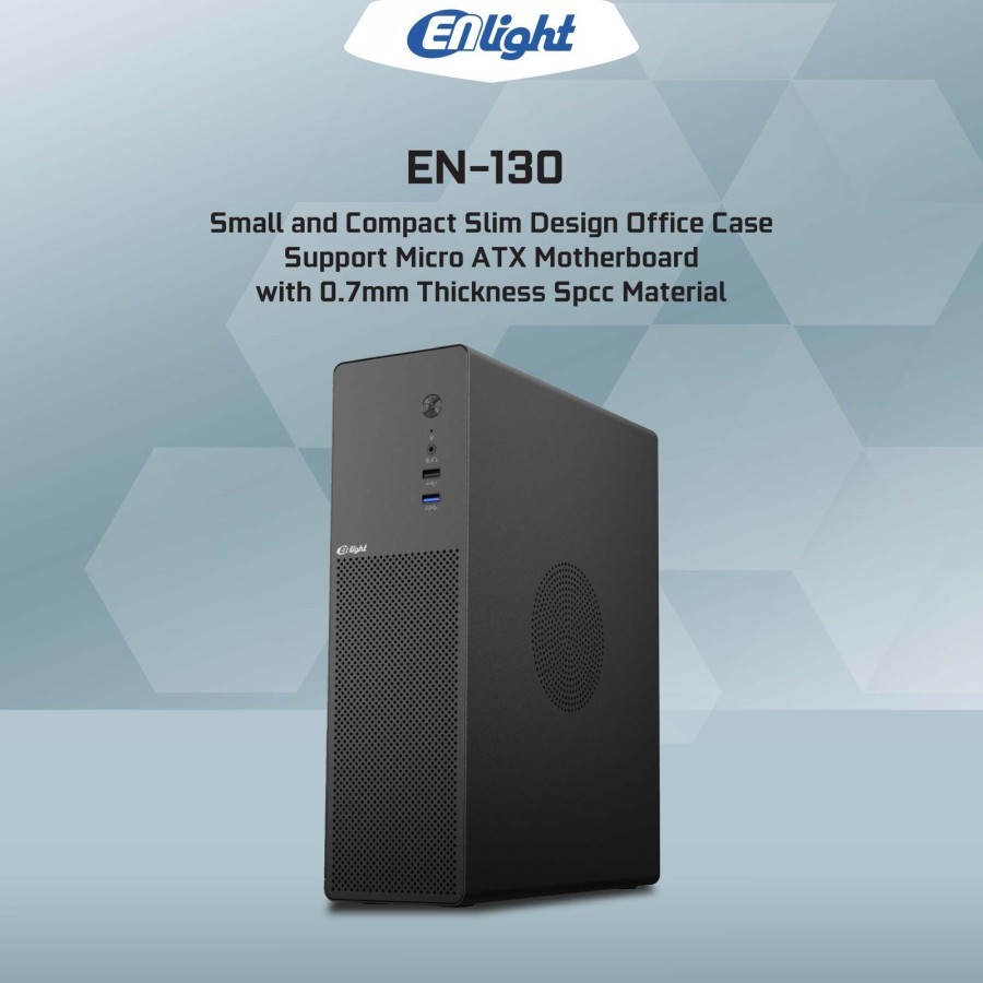 Jual CASING ENLIGHT EN-130 + 300 Watt MINI ITX | Shopee Indonesia