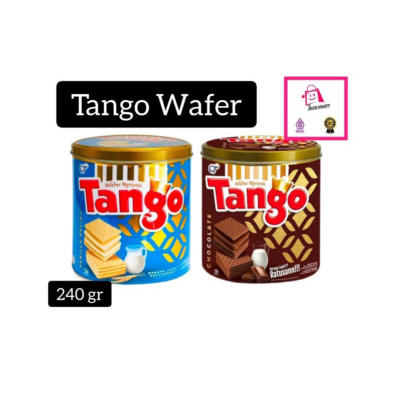 Jual Tango Wafer Chocolate Biskuit Kaleng 240 gr | Shopee Indonesia