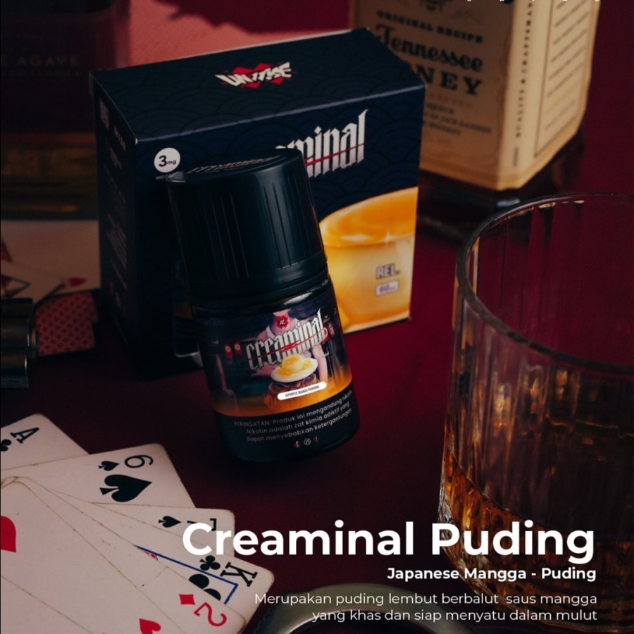 Jual CREAMINAL JAPANESE MANGO PUDDING 60ML 3MG 6MG BY BADASS X UNWISE ...