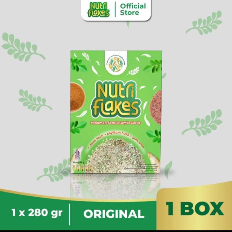 Jual NUTRIFLAKES | SEREAL SEHAT ATASI ASAM LAMBUNG | UMBI GARUT ...
