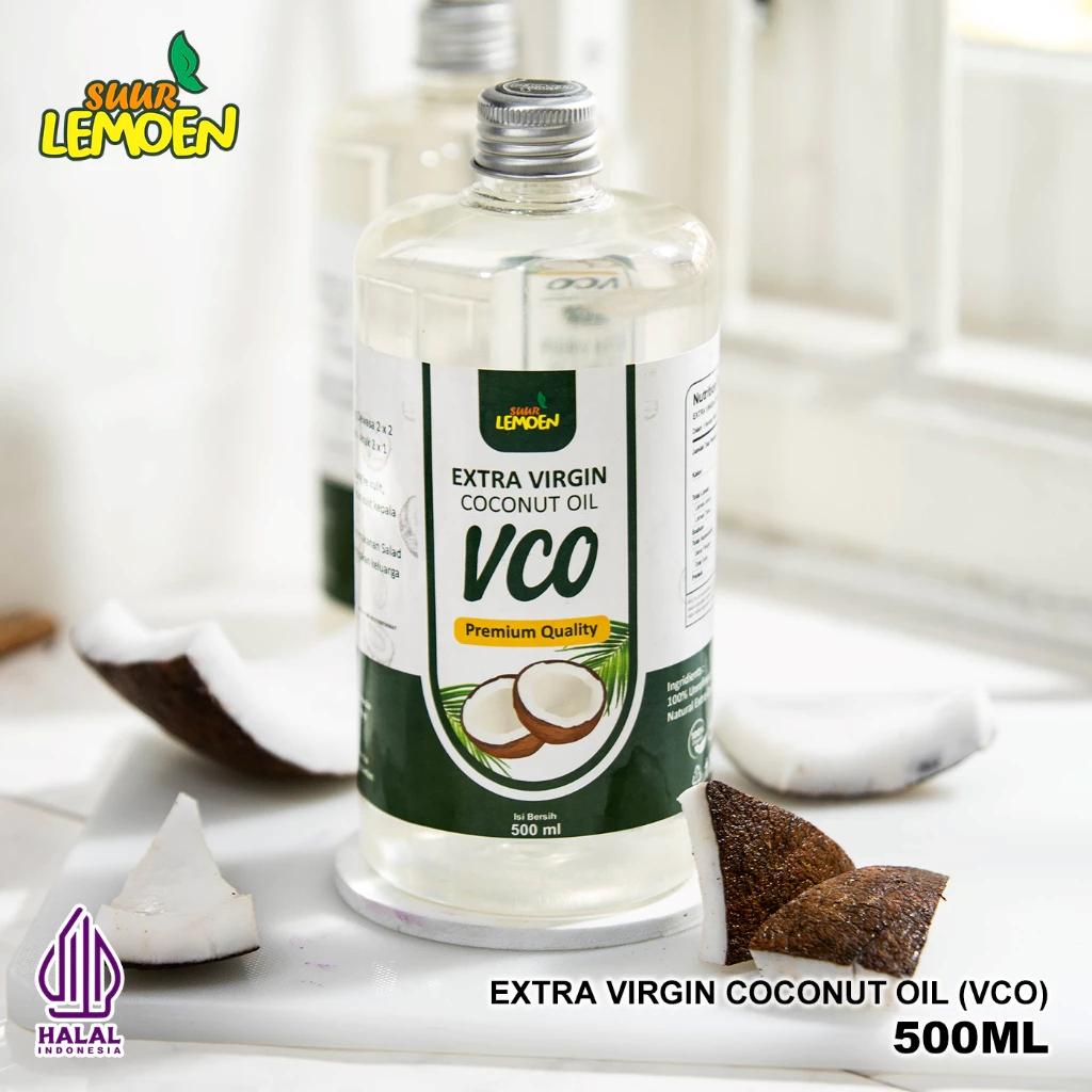 Jual 100% Extra Virgin Coconut Oil 500ml - Minyak Kelapa Murni VCO 500ml Organik Premium - Suur ...