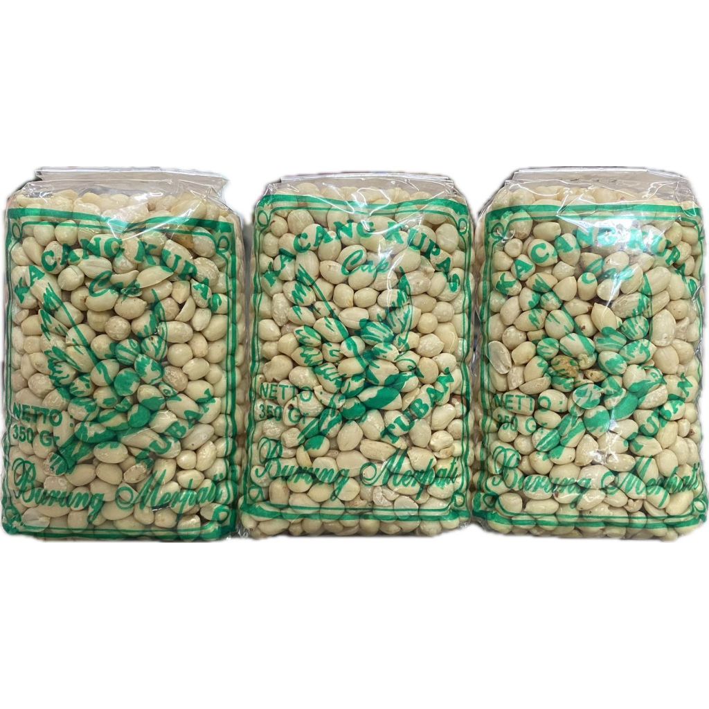 Jual Paket 3 bungkus Kacang Tanah Kupas 500 gram (3 bungkus x 500 gram ...
