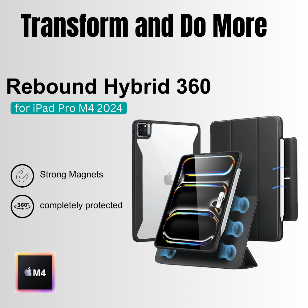 Jual Rebound Hybrid Case 360 For iPad PRO M5 (2025) M4 (2024) 11" 13 ...