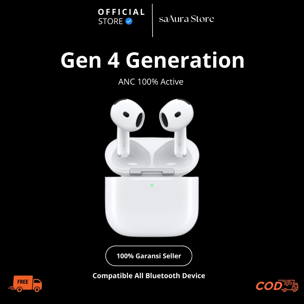 Jual saAura store[ NEW LAUNCHING ] Tws bluetooth Gen 4 Generation ANC ...