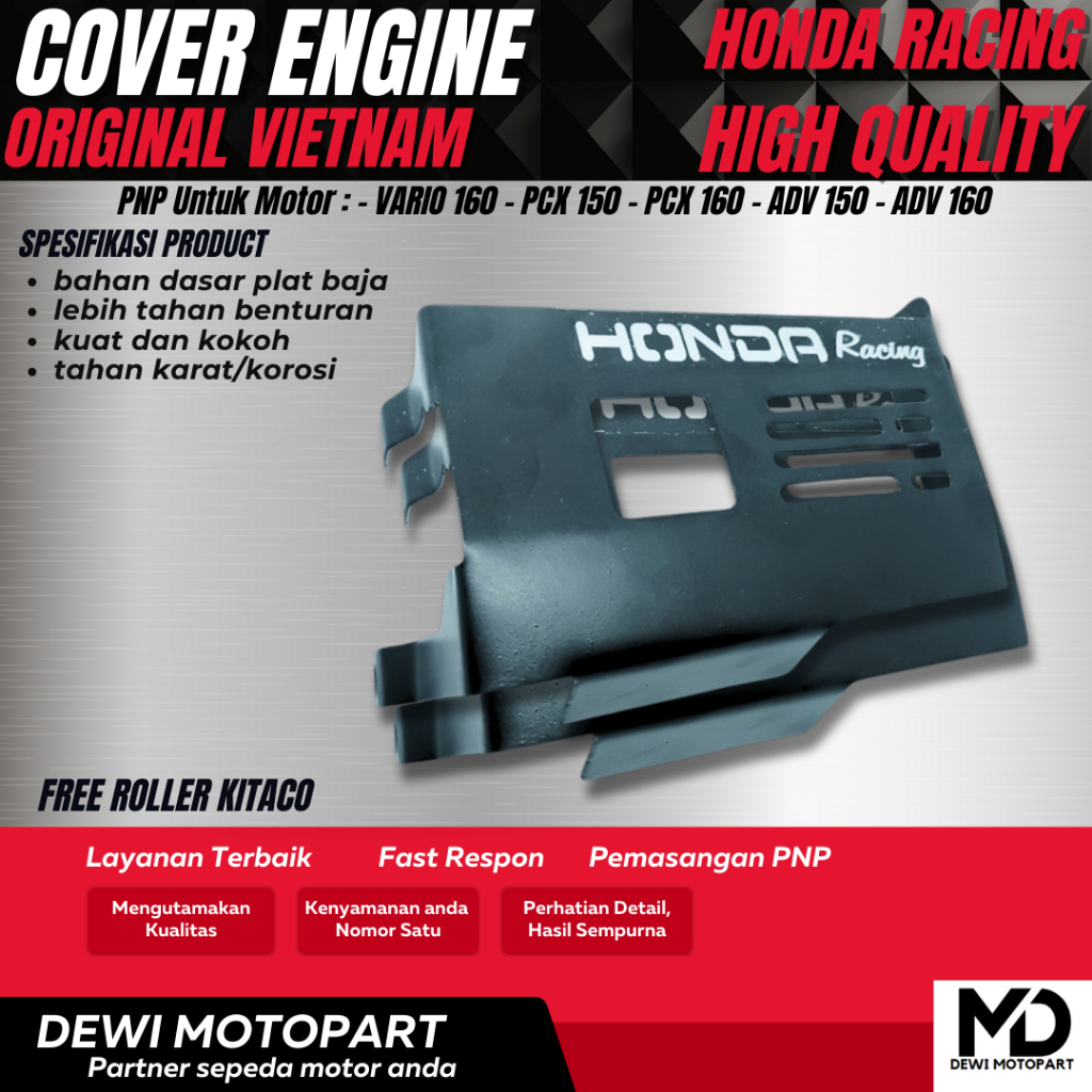 Jual COVER ENGINE VARIO PCX ADV 150 160 PELINDUNG MESIN VARIO ADV PCX ...