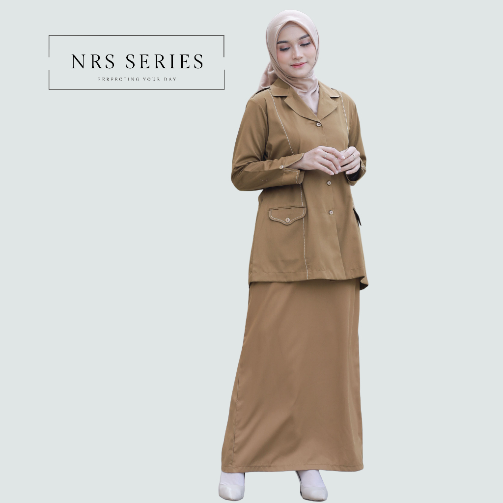 Jual NRS Series - Baju Khaki Pns Wanita Seragam Setelan Dinas PDH ...