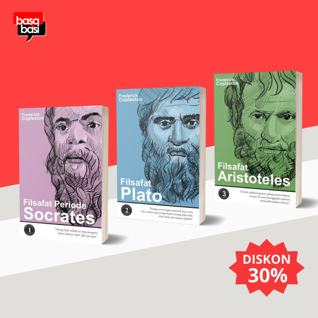 Jual Paket Buku Seri Filsuf Yunani Kuno (Socrates, Plato, Aristoteles ...