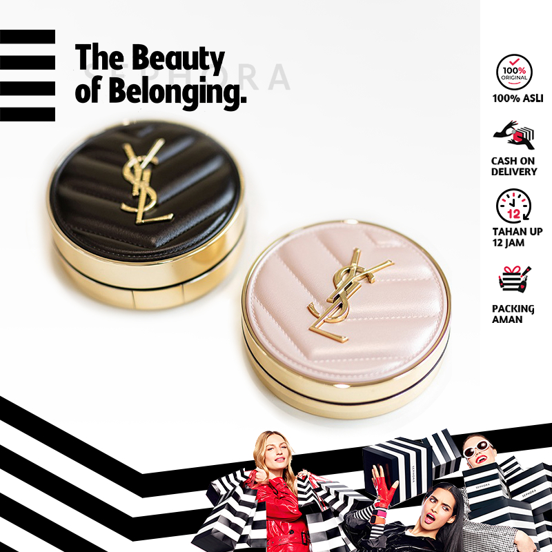 Jual [100% Original] YSL Cushion Le Cushion Encre De Peau YSL Luminous ...