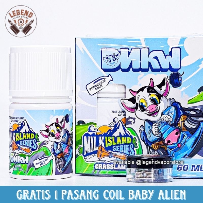 Jual FREEBASE - LIQUID DNKW PURECIOUS Milk Full Cream 60ML 3MG 6MG ...