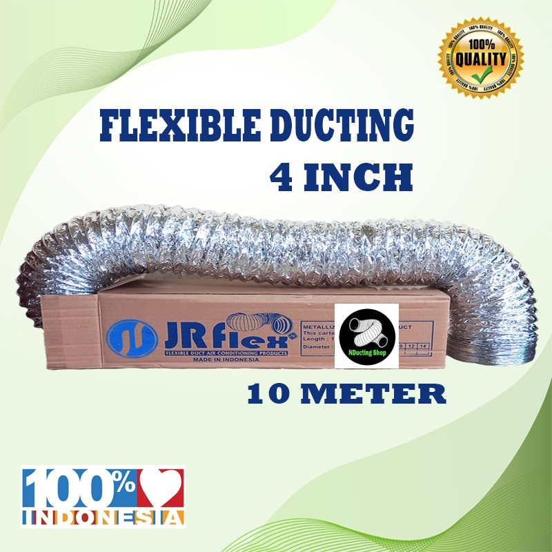 Jual Flexible Ducting / Saluran udara Hexaust Fan ukuran Selang 4 inch ...