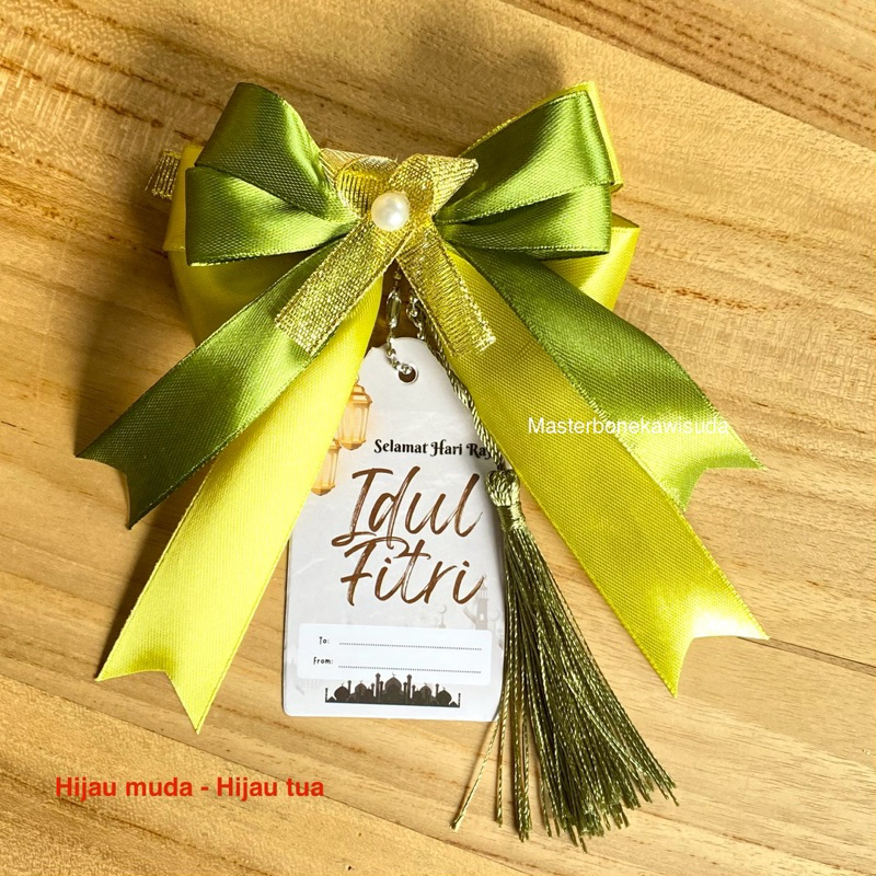 Jual PITA IDUL FITRI / PITA LEBARAN / Pita satin / Pita parcel lebaran ...