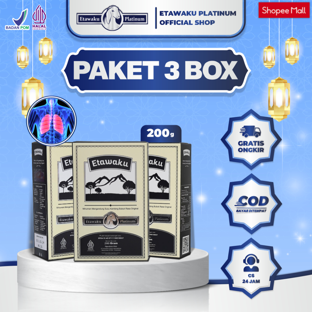Jual Etawaku Susu Paket 3 Box - Susu Kambing Murni & Krimer Bubuk ...
