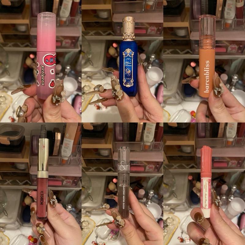 Jual lip tint gloss stick balm peripera flowerknows kiko milano romand ...