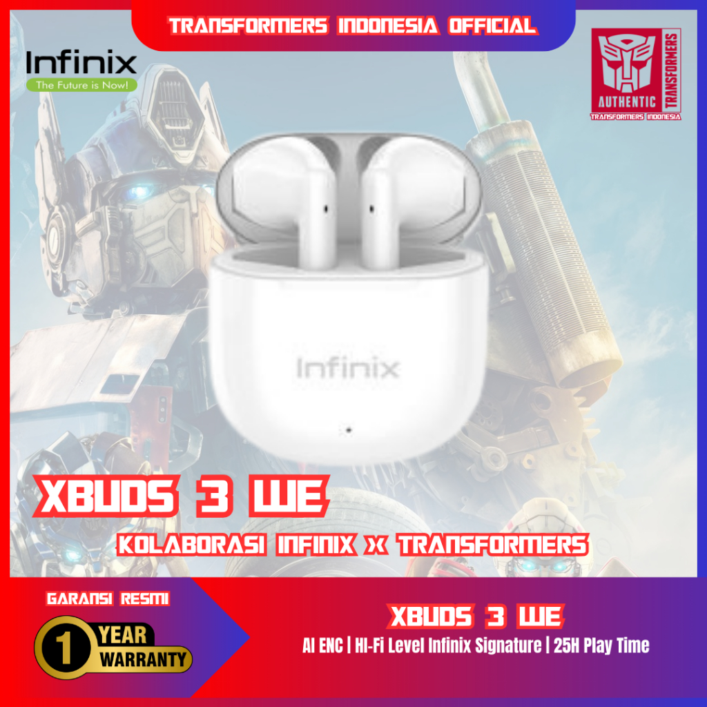 Jual TRANSFORMERS x INFINIX TWS XE23 Buds Lite True Wireless Stereo ...