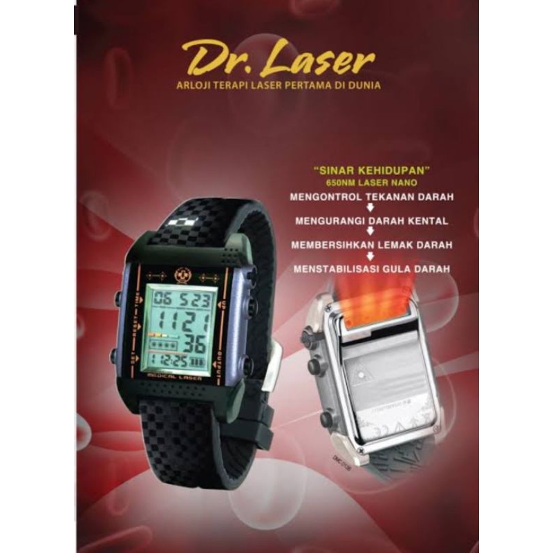 Jual alat terapi stroke aculaser jam dr laser ha 03 original second ...