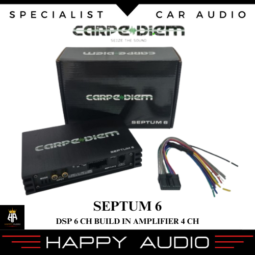 Jual DSP Processor CARPEDIEM SEPTUM 6 DSP 6 Channel Build In Amplifier ...