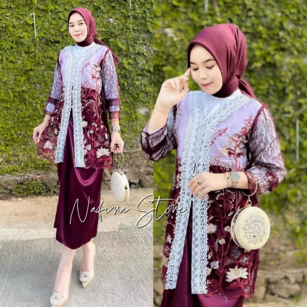 Jual One Set Wanita Kekinian Maiza Tulle Gardenia Renda Chantily ...