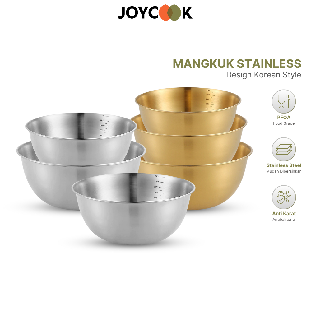 Jual JOYCOOK Mangkok Salad Korea Tebal | Korean Plate | Mangkuk Sup ...