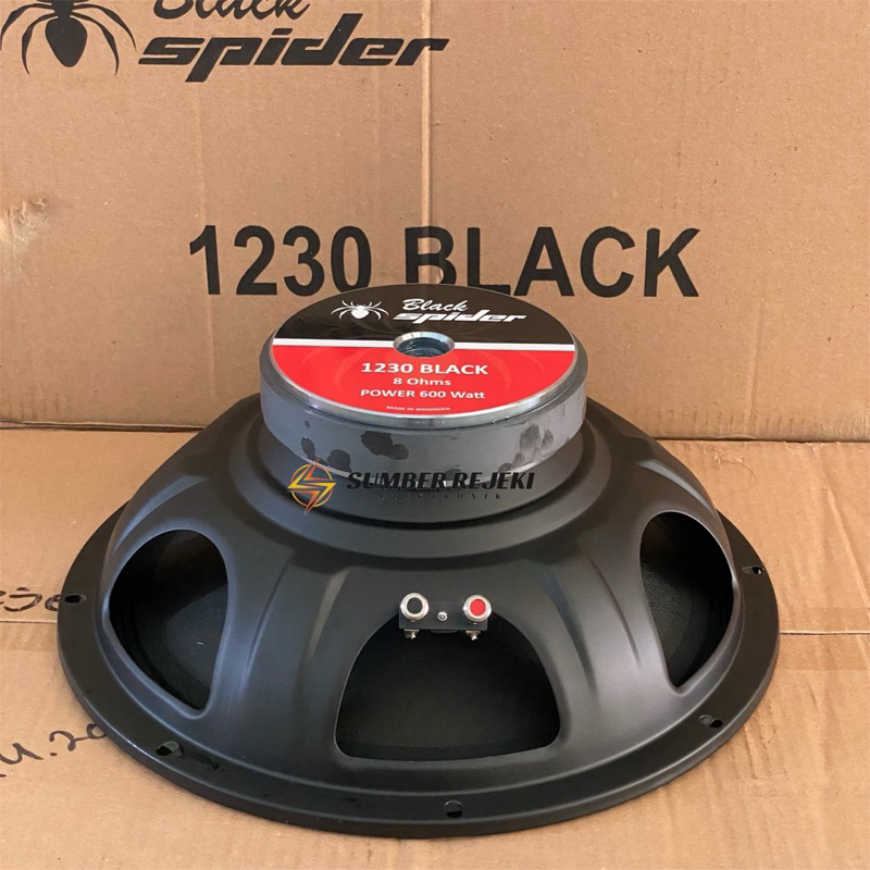 Jual Speaker Black Spider 12inch 1230 Black Full Range | Shopee Indonesia
