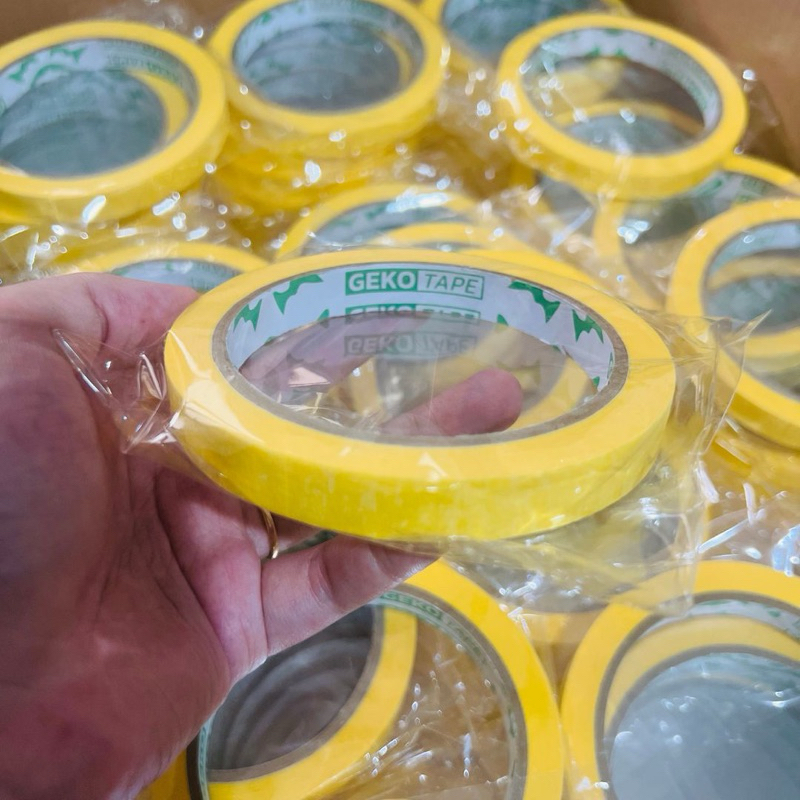 Jual Lakban Kertas / Masking Tape 12mm | Shopee Indonesia