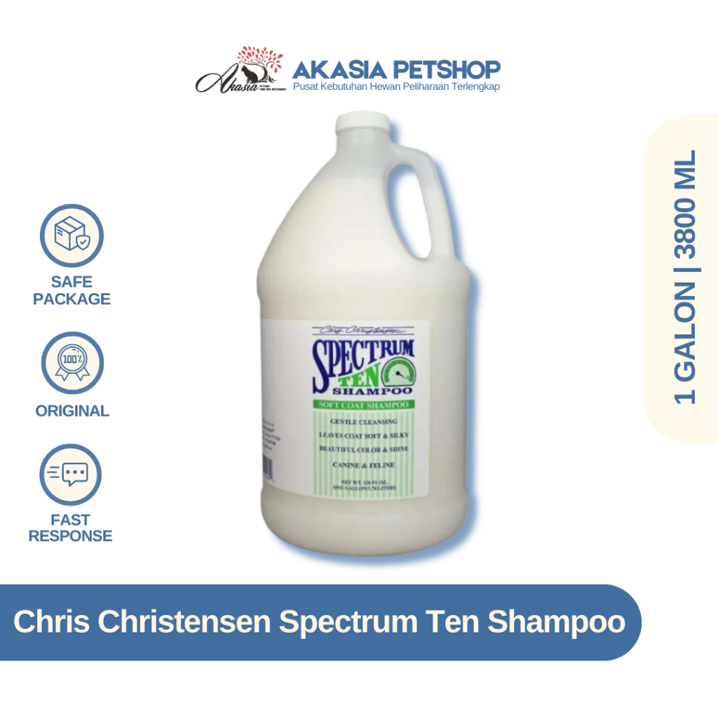 Jual Chris Christensen Spectrum Ten Shampoo 1 Galon 3,78L | Shopee ...