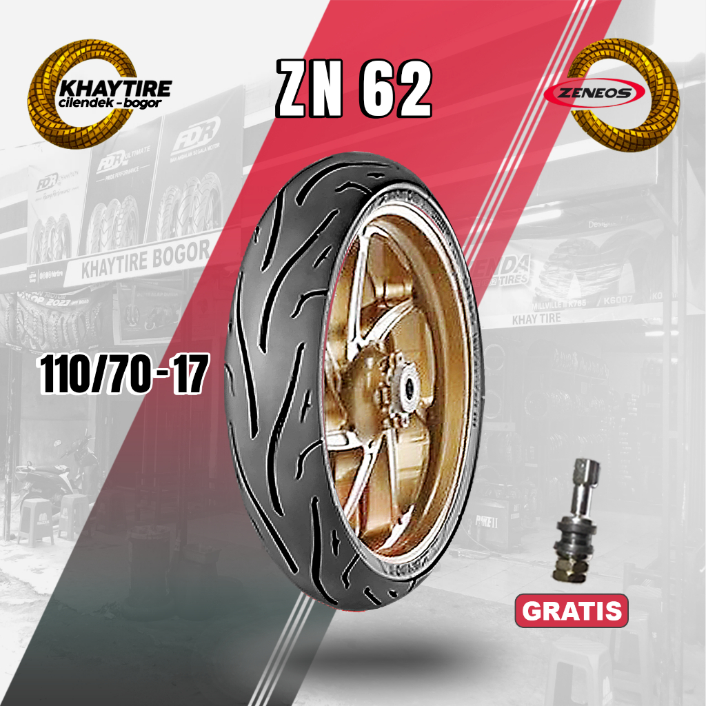 Jual Ban Motor Sport-Supermoto ZENEOS ZN62 110/70 Ring 17 Tubeless ...