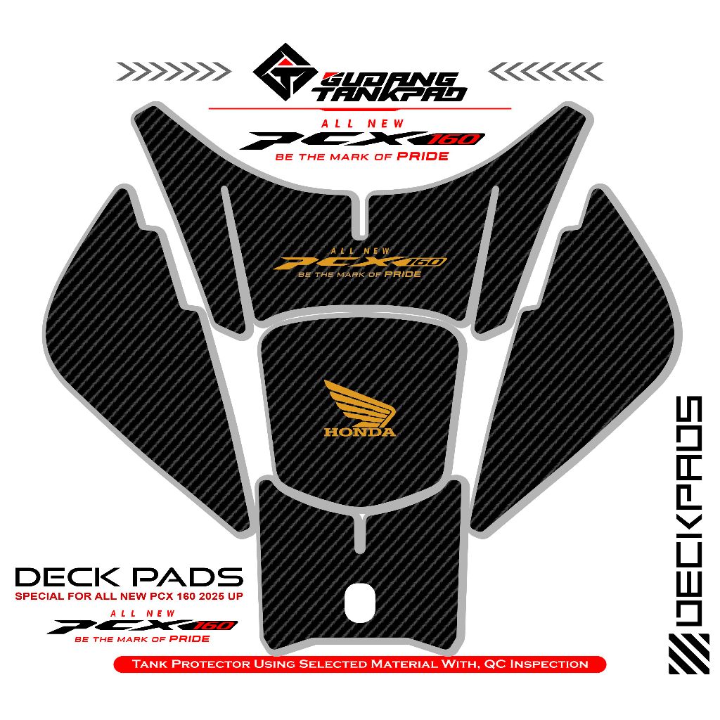 Jual Pengaman Depan PCX160 All NEW STIKER TIMBUL PCX 160 ABS , CBS ...