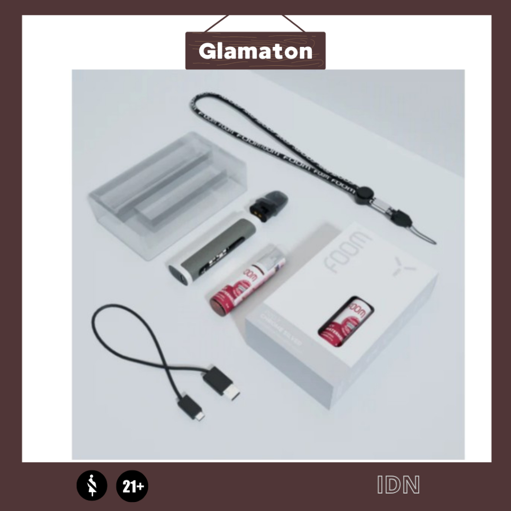 Jual DEVICE FOOM POD Y CHROME SILVER BUNDLING LIQUID FOOM 15ML ...