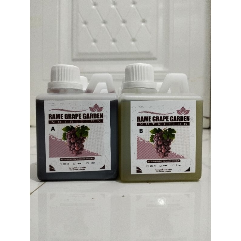 Jual Nutrisi ab mix anggur, pupuk cair untuk tanaman anggur 500 ml ...