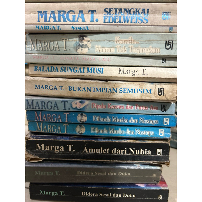 Jual Buku novel lawas penulis marga t | Shopee Indonesia