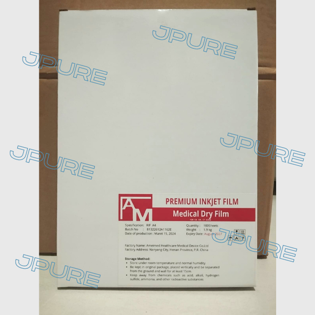Jual Medical Imaging Inkjet Dry Film MCU Rontgen X-Ray Blue ukuran A4 ...