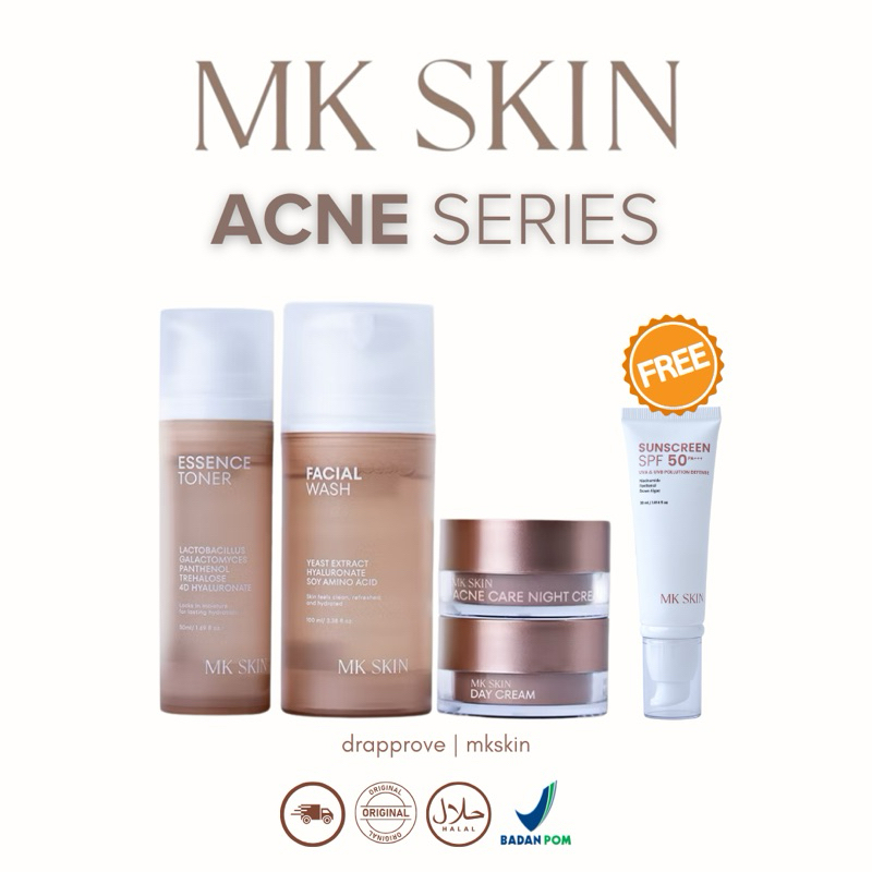 Jual MK SKIN | READY STOCK ACNE SERIES | PAKET JERAWAT | Shopee Indonesia