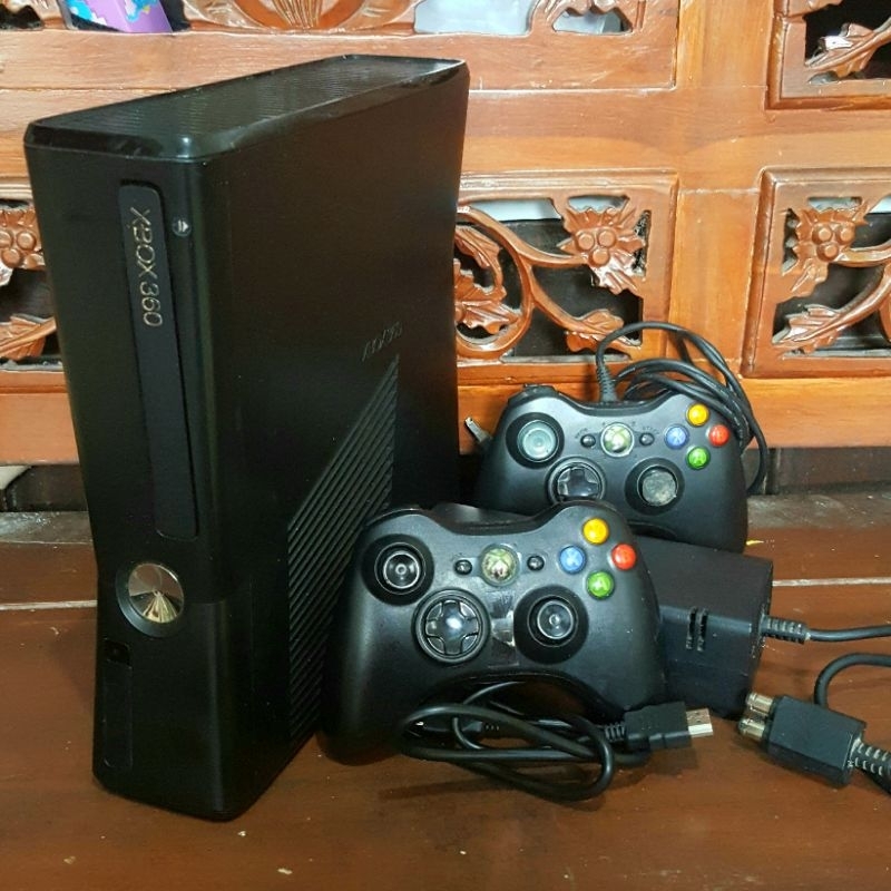 Jual Xbox 360 slim S Trinity 16mb Rgh Lt 320gb | Shopee Indonesia