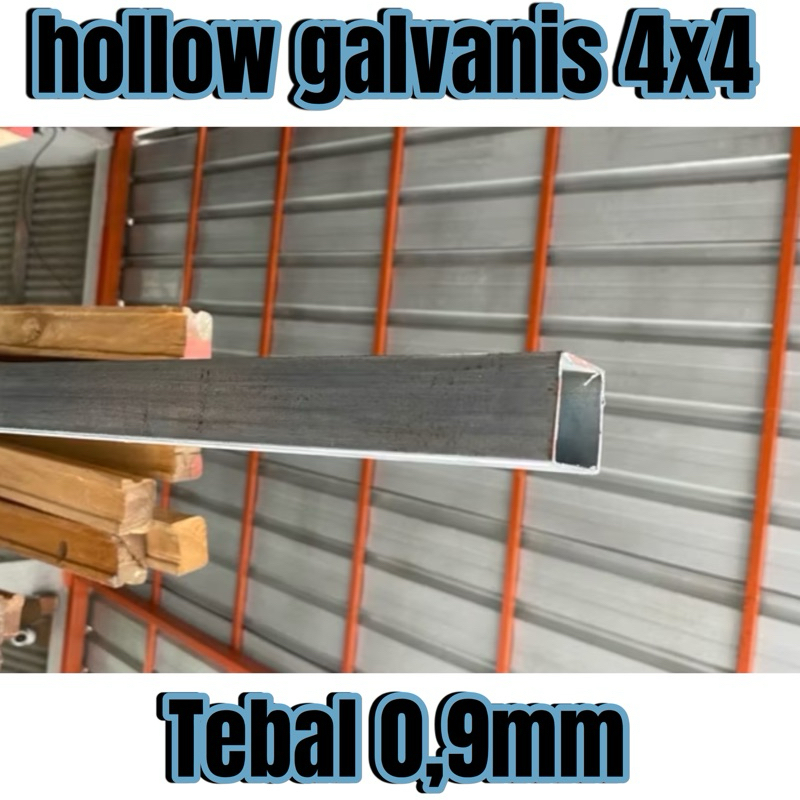 Jual Besi hollow galvanis 4x4 banci , tebal 0,9mm. ukuran mulai 110cm ...