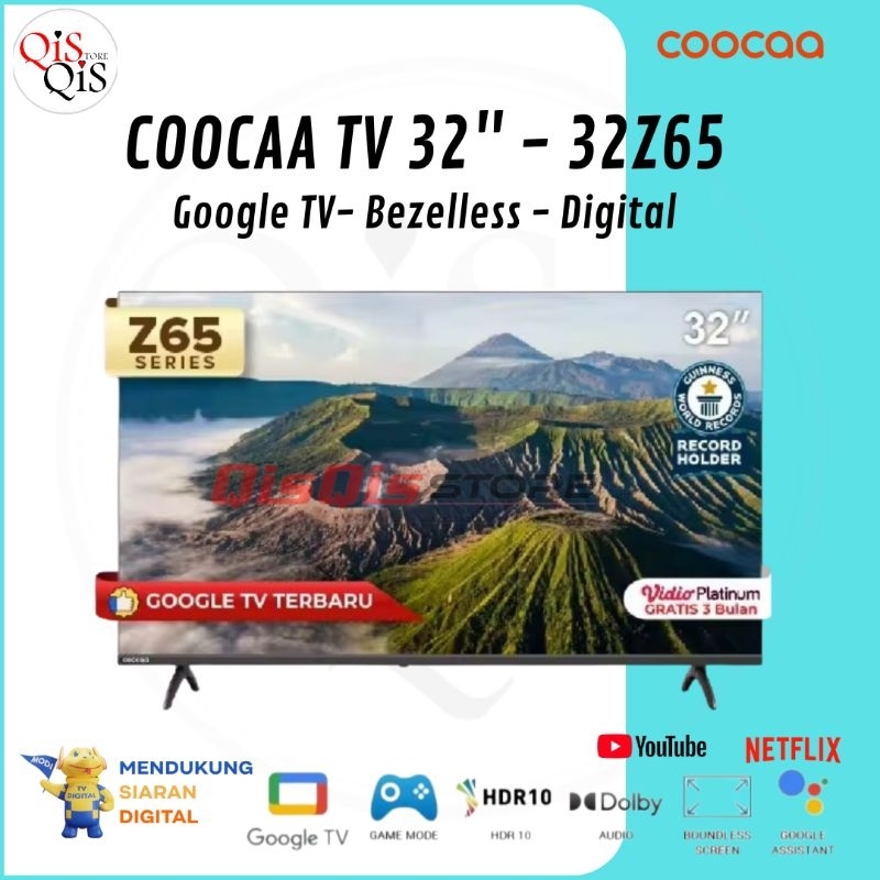 Jual COOCAA Google TV 32Z65 - 40Z65 - 43Z65 - Garansi Resmi | Shopee ...