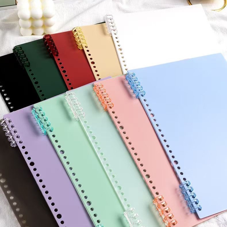 Jual DIY Binder Covers Macaron Notebook Binder B5 A5 Pastel Color Buku ...