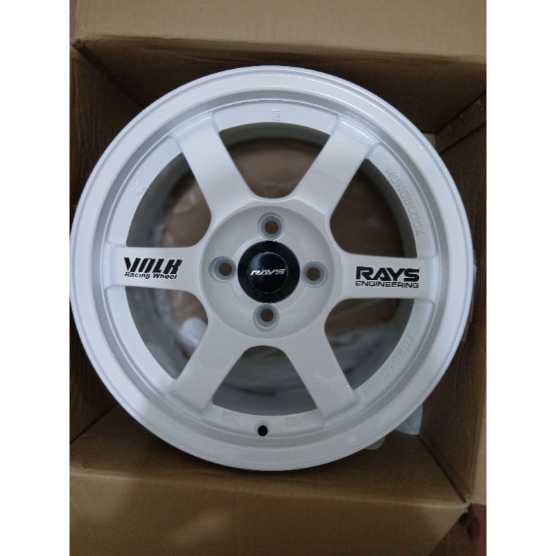 Jual Velg racing mobil TE37 ring 15 +ban 185/55 baru | Shopee Indonesia