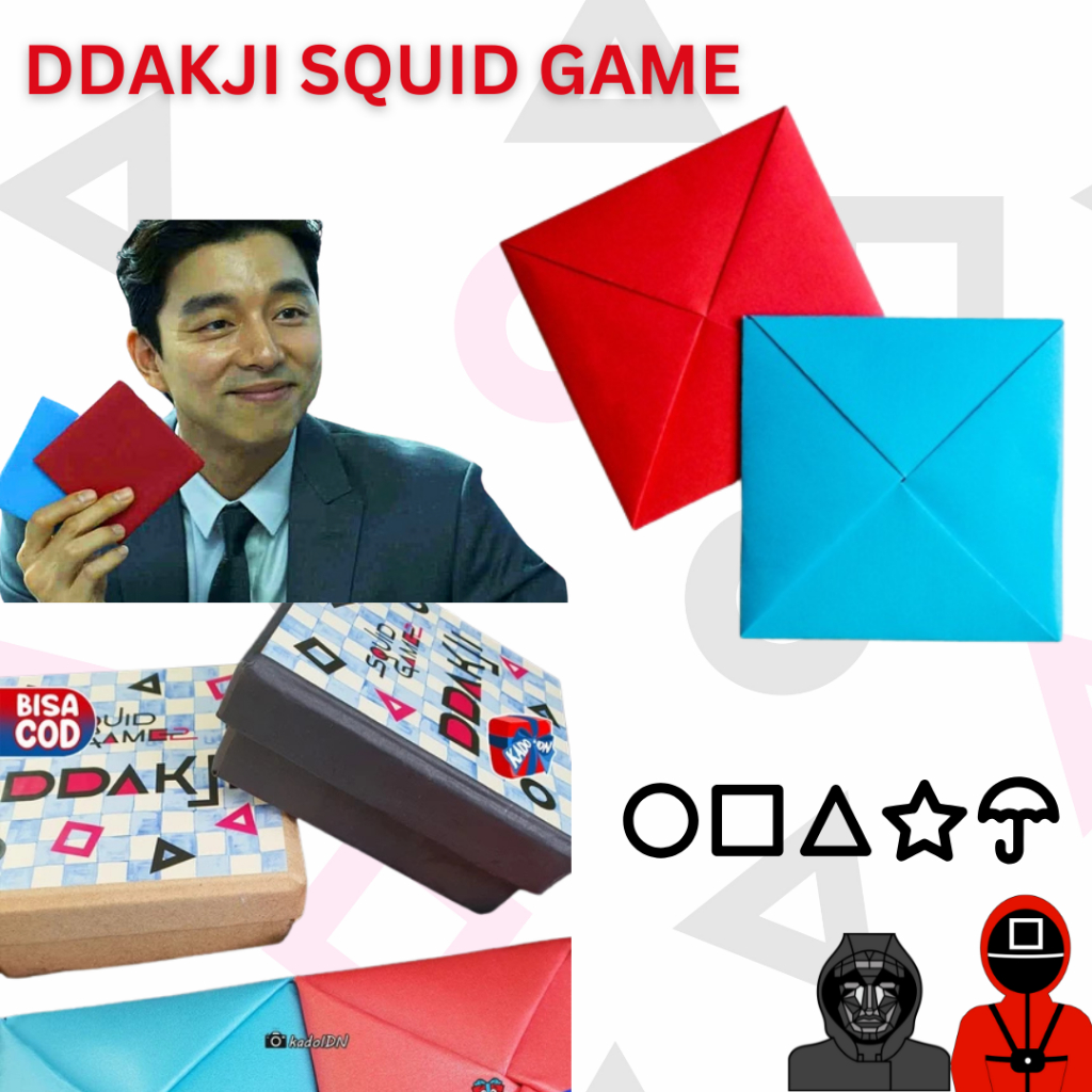 Jual MAINAN DDAKJI Squid Game Permainan Tradisional Korea/korean GAMES ...