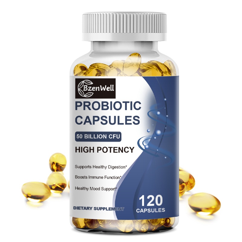 Jual 【Tanggal Baru】BzenWell Probiotic Capsules 50 Billion CFU with Prebiotics & Digestive ...