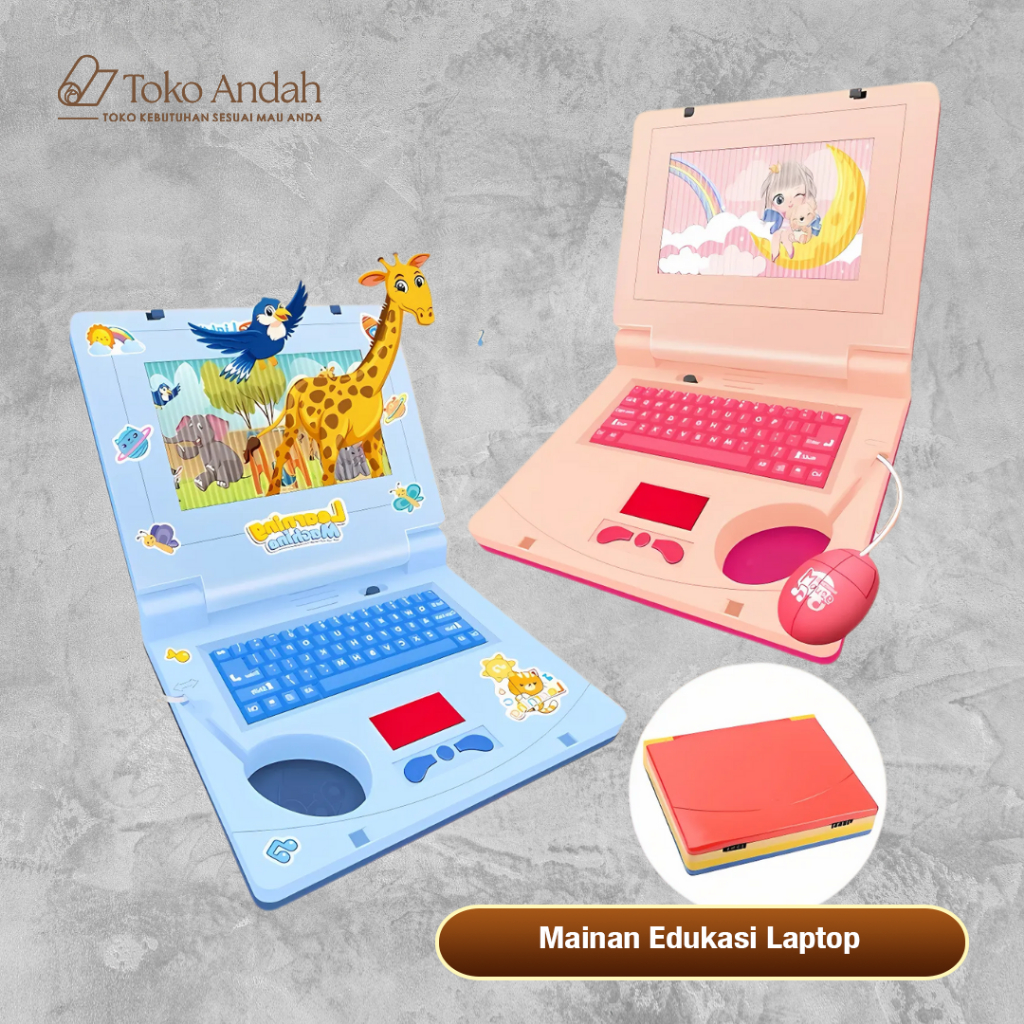 Jual Mainan Laptop Anak Mainan Edukasi Notebook Anak-anak/Versi Bahasa ...