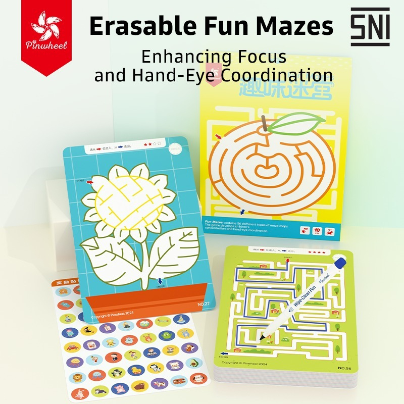 Jual Pinwheel Fun Mazes Mainan Edukasi Anak | Shopee Indonesia