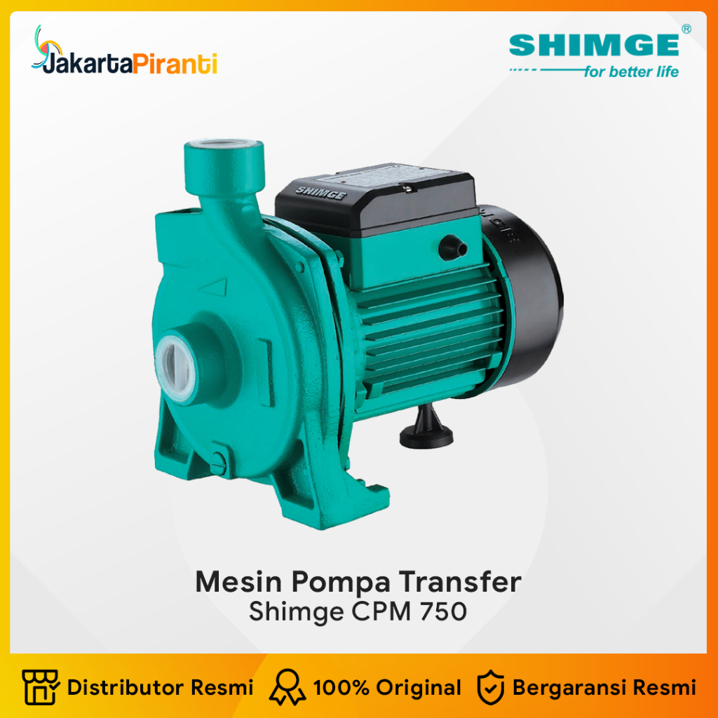 Jual Mesin Pompa Centrifugal Pump 1 HP Shimge CPM 750 - Pengganti CPM 158 | Shopee Indonesia