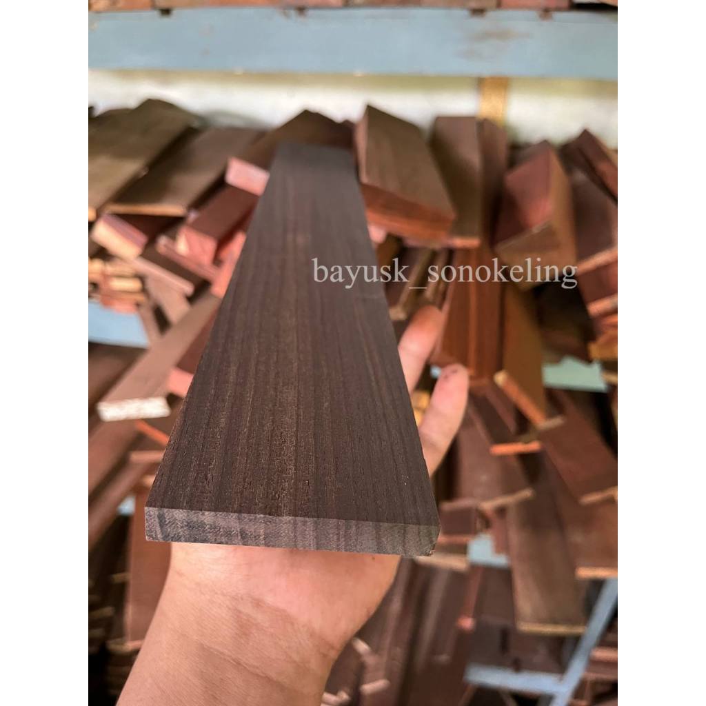 Jual Kayu sonokelih full galih ukuran 2 x 10 x 50 cm | Shopee Indonesia