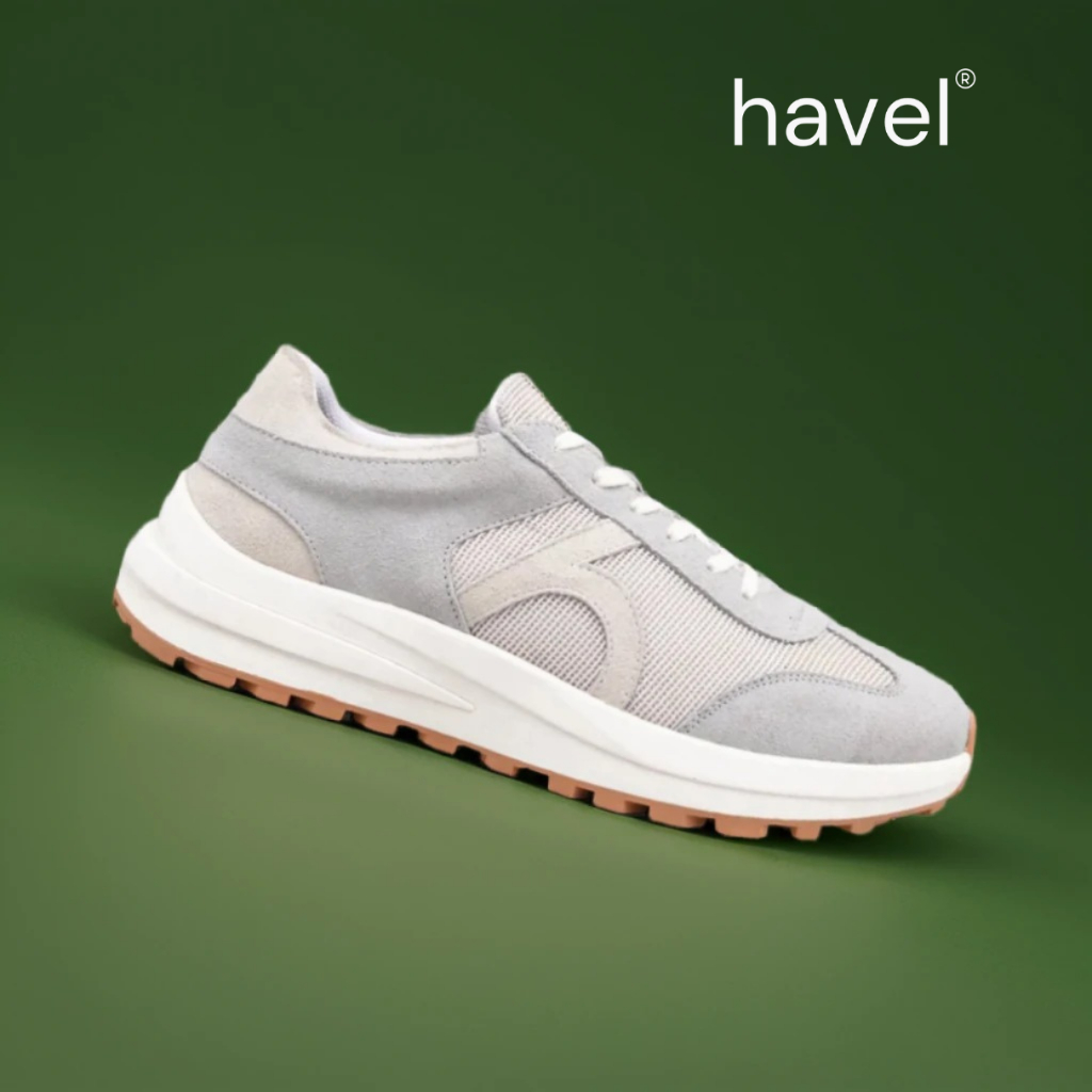 Jual HAVEL FOOTWEAR Sepatu Sneakers Unisex Pria Wanita - Ende Grey ...
