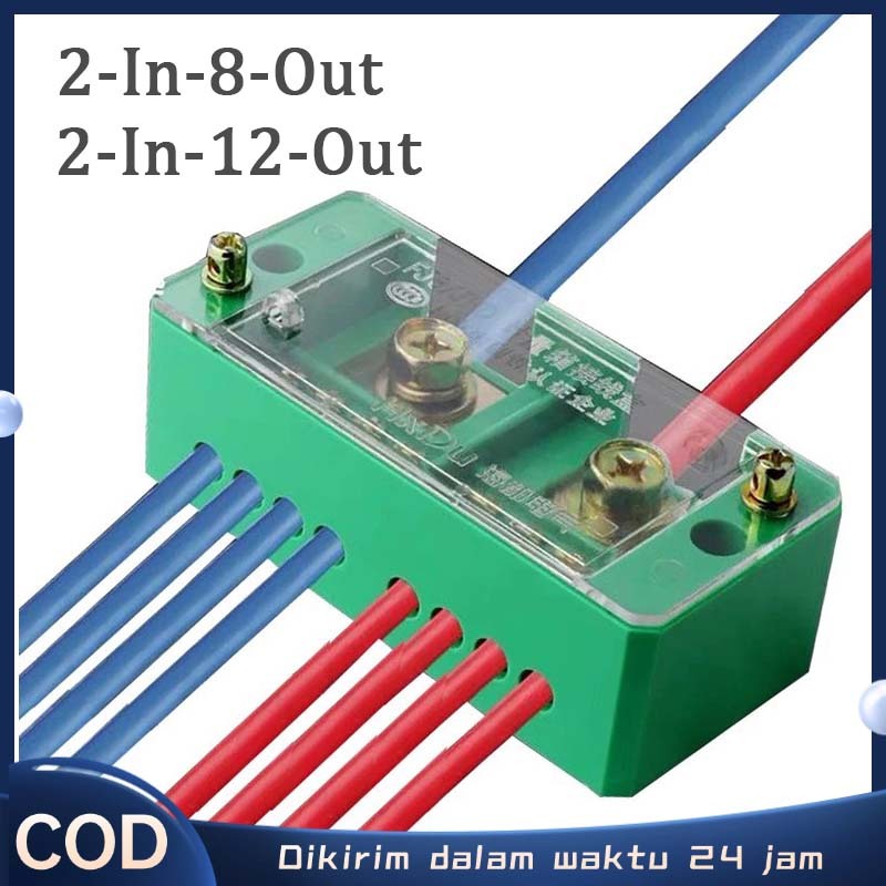 Jual Terminal Box 2 In 8/12 Out Tempat Terminal Kabel Terminal Junction ...