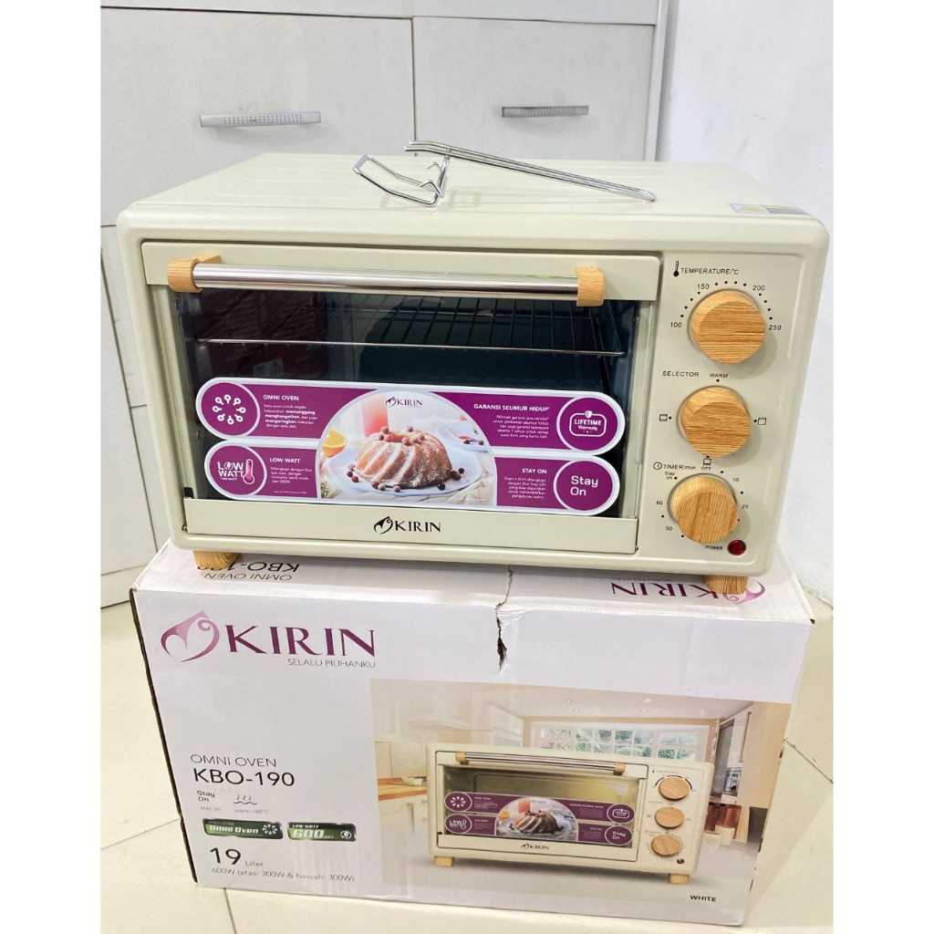 Jual KIRIN Oven listrik KBO-190-WHITE/BLACK | Shopee Indonesia