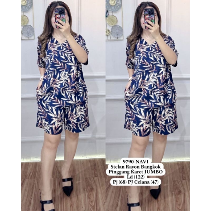 Jual 9790 Stelan Rayon Jumbo | Shopee Indonesia