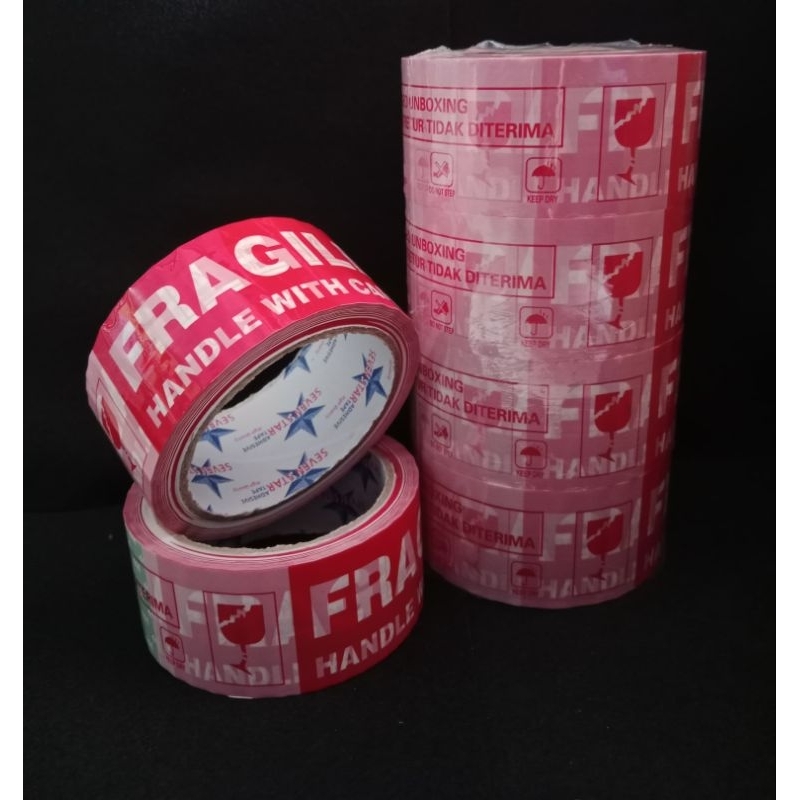 Jual OPP FRAGILE Merah 48 mm | Shopee Indonesia