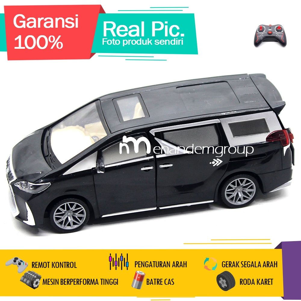 Jual Mainan Mobil Remot Kontrol RC MPV Premium Alphad Model Buka Pintu ...