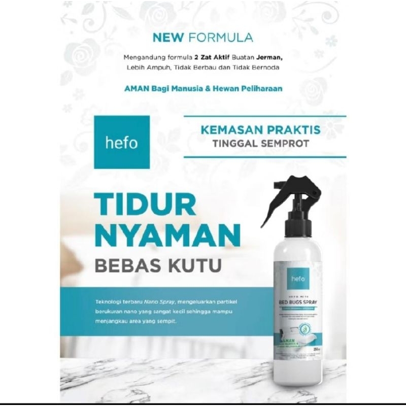 Jual Hefo Bed Bugs Pembasmi Kutu Kasur Anti Tungau Kutu Busuk Tumila ...